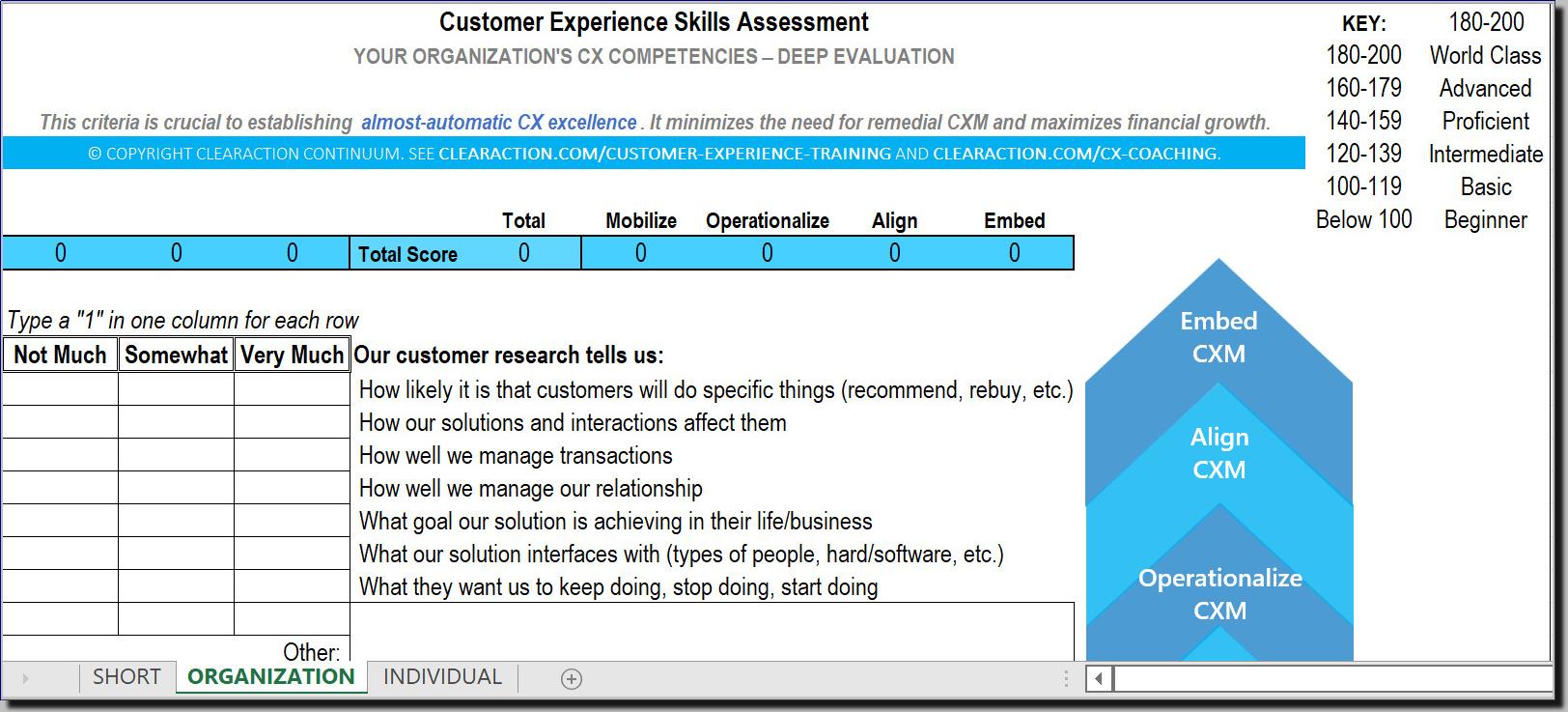 Customer Experience Skills Assessment