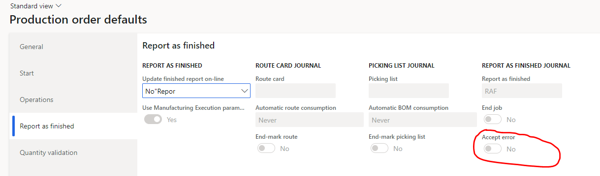 Prevent Report as finished quantity to exceed Production Order Quantity ...