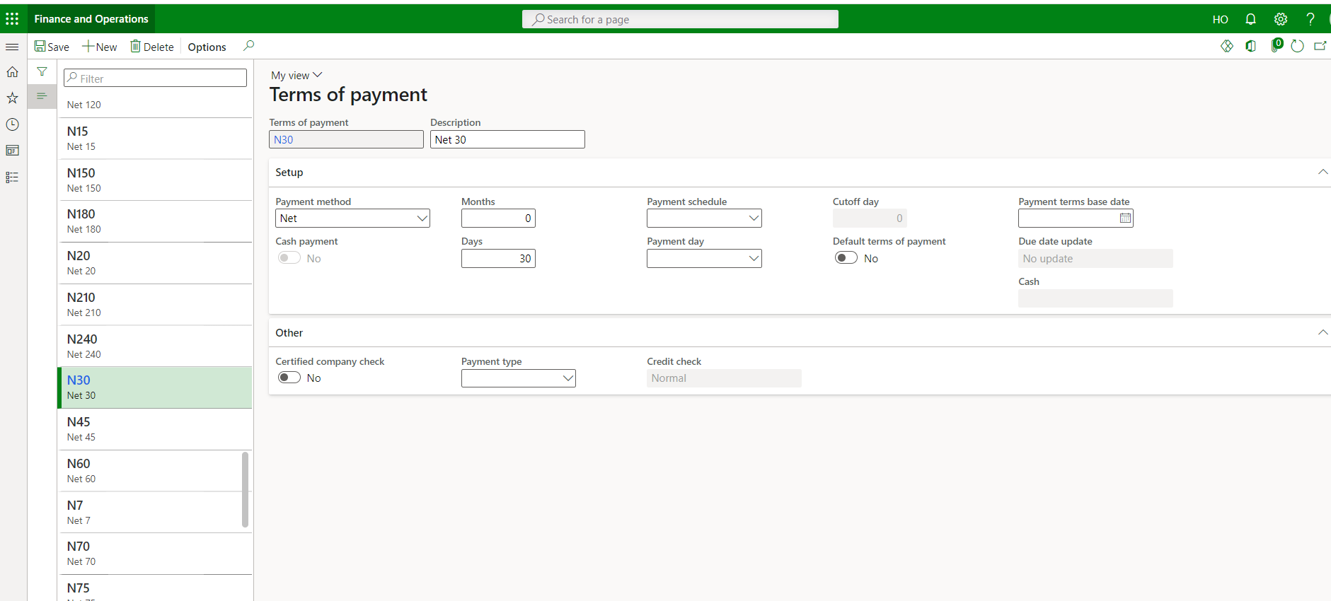 Payment Schedule On Sales Order How Do I Calculate From Ship Date