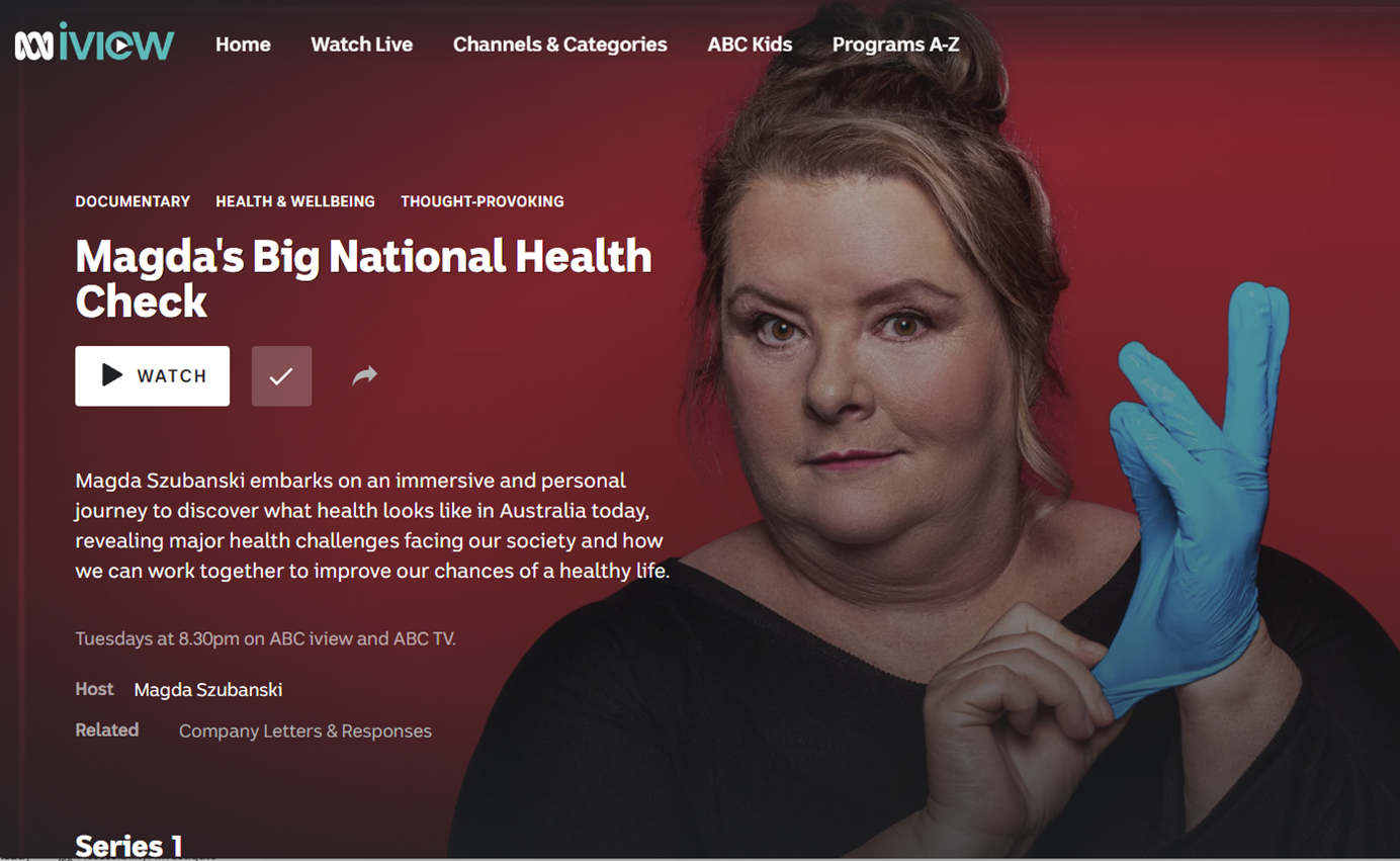 Is anyone watching the new and continuing ABC series - Magda's Big ...