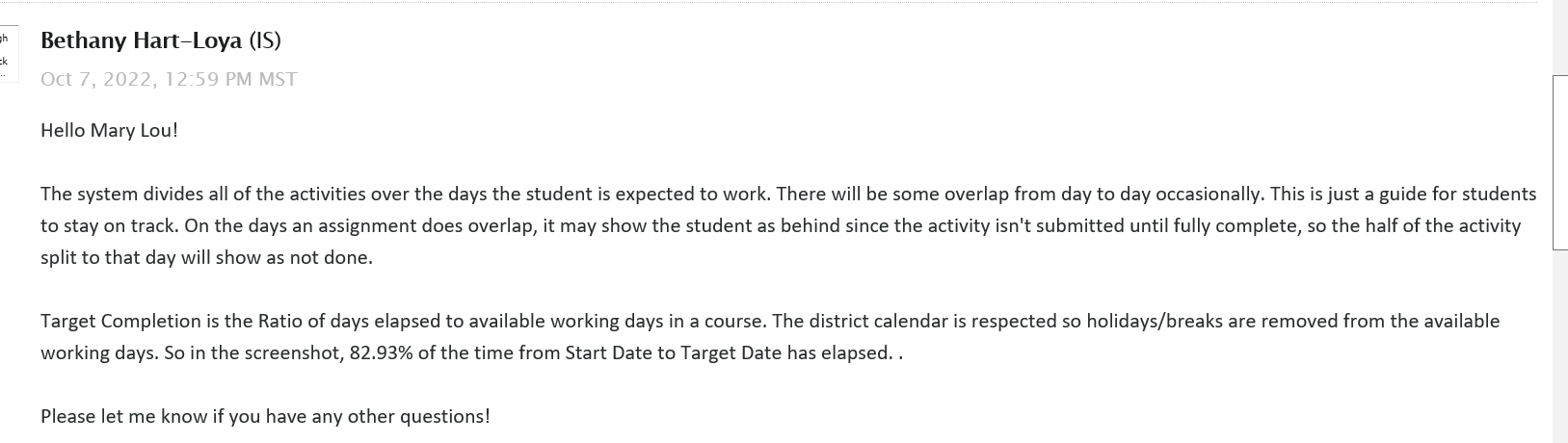 Understanding Progress | Imagine Edgenuity Community