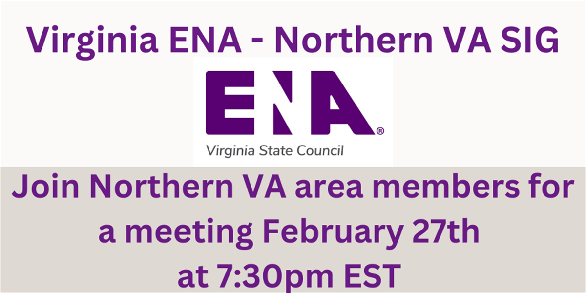 Upcoming Events - ENA Connect