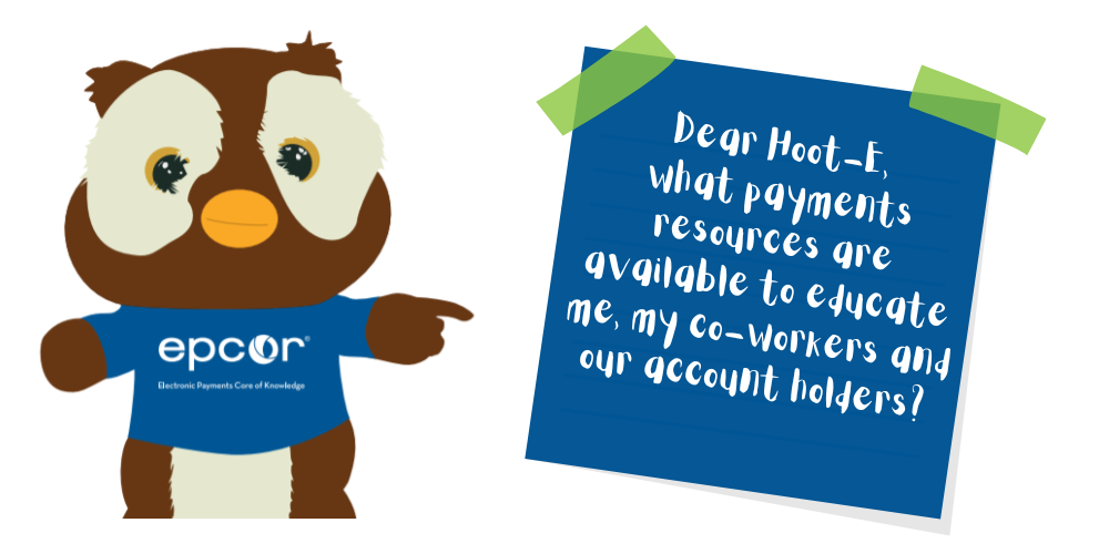 Ask Hoot-E: Payments Education Tips