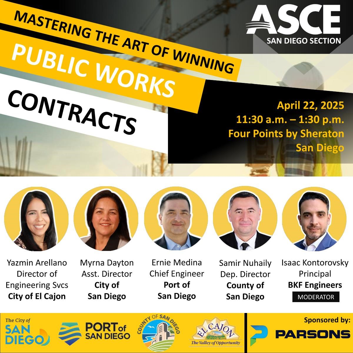 ASCE April Lunch Program - American Society of Civil Engineers