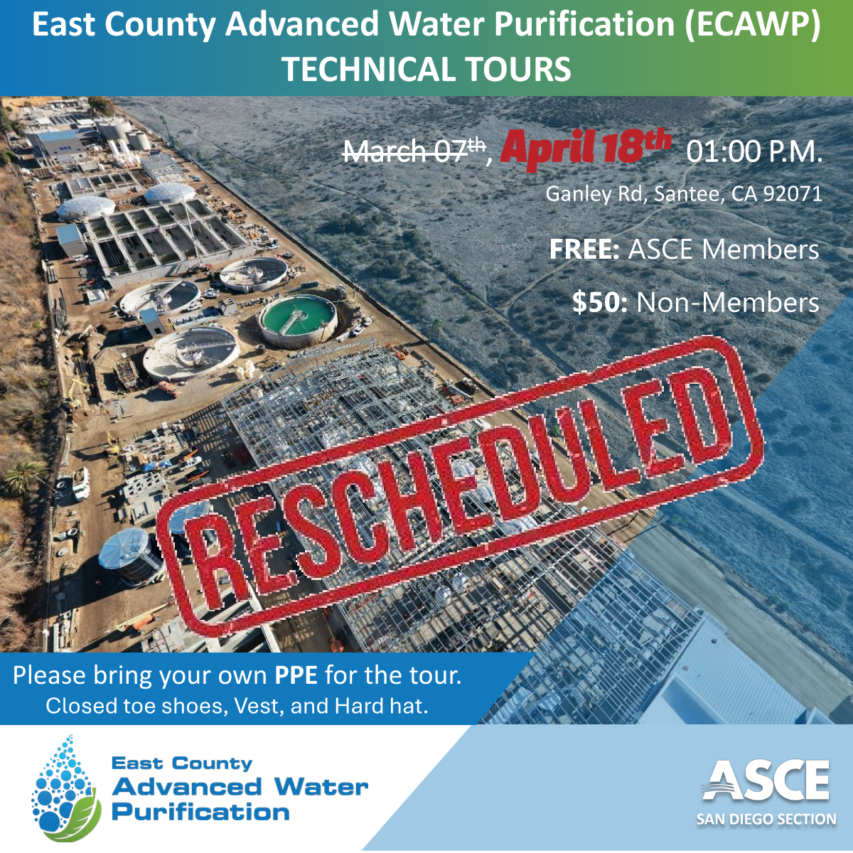 East County Advanced Water Purification (ECAWP)- Technical Tour - ASCE ...