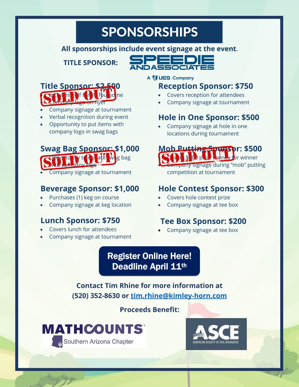 Mathcounts 2025 Golf Tournament - American Society of Civil Engineers