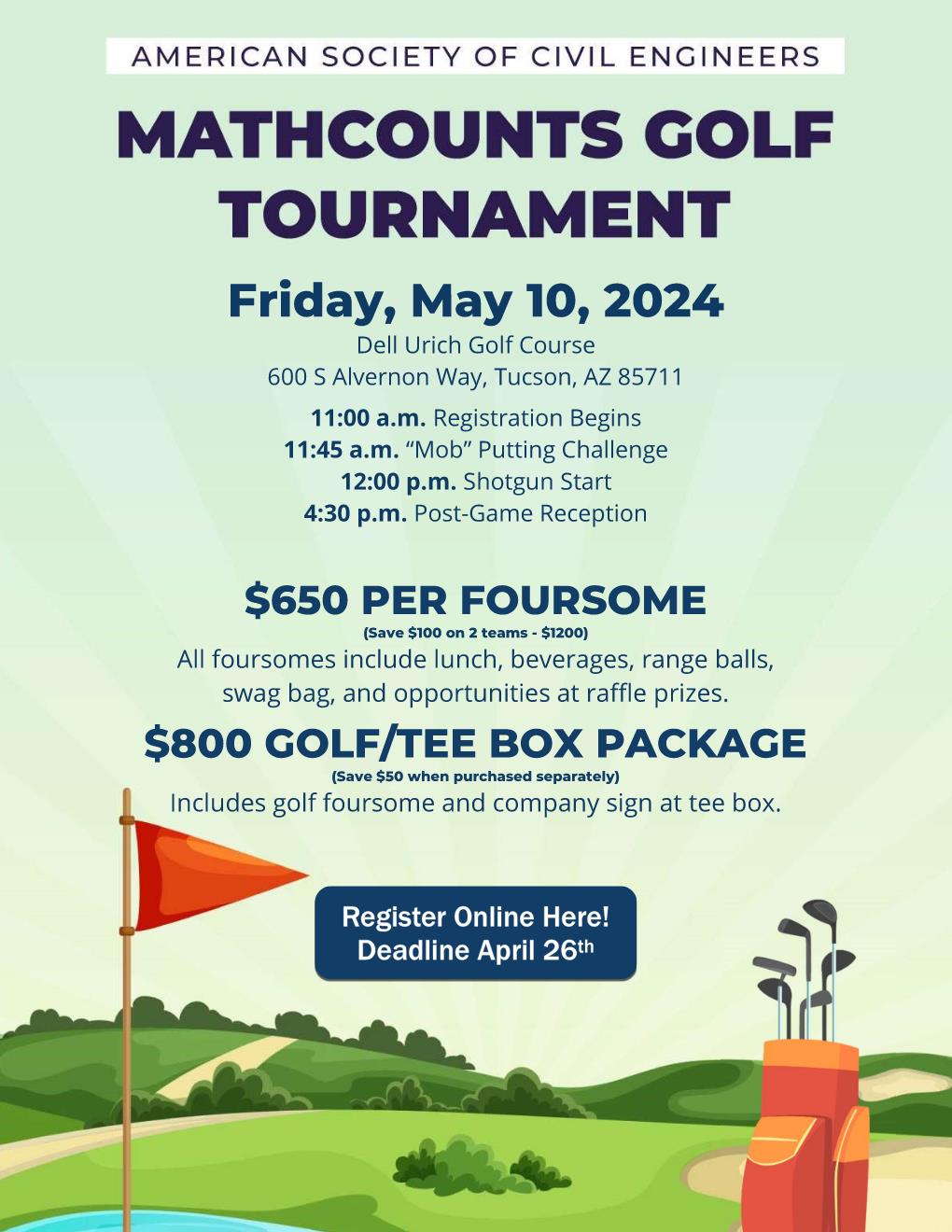 Mathcounts Golf Tournament - American Society of Civil Engineers