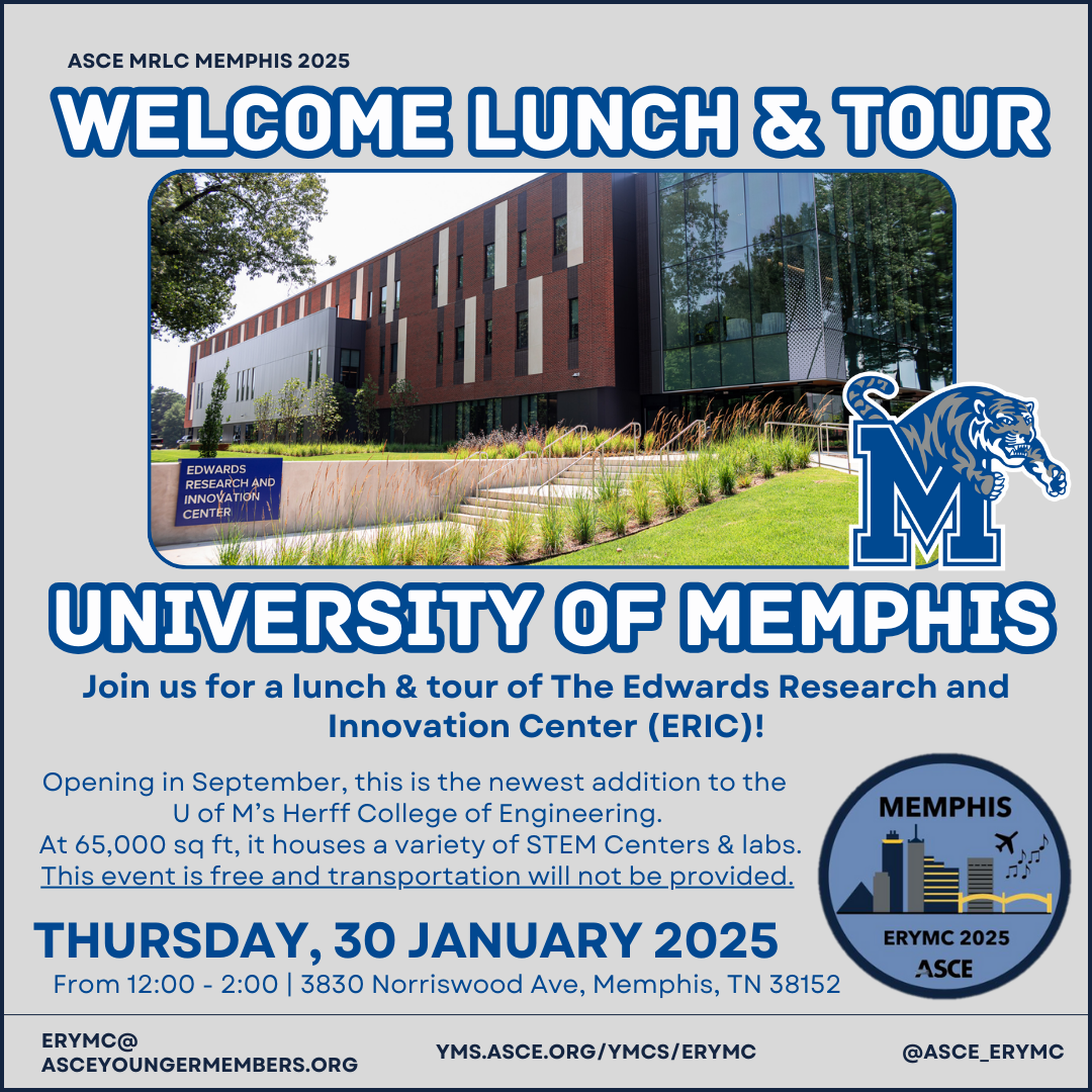 2025 ERYMC Welcome Lunch and Tour of the University of Memphis Edwards ...