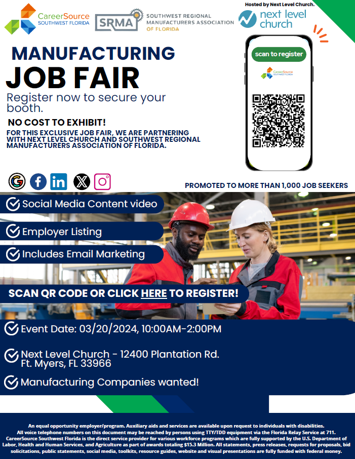 SRMA - Manufacturing Job Fair - SRMA