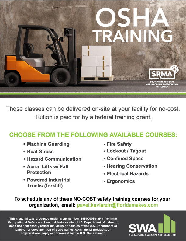 Safety Training SRMA Safety Training SRMA