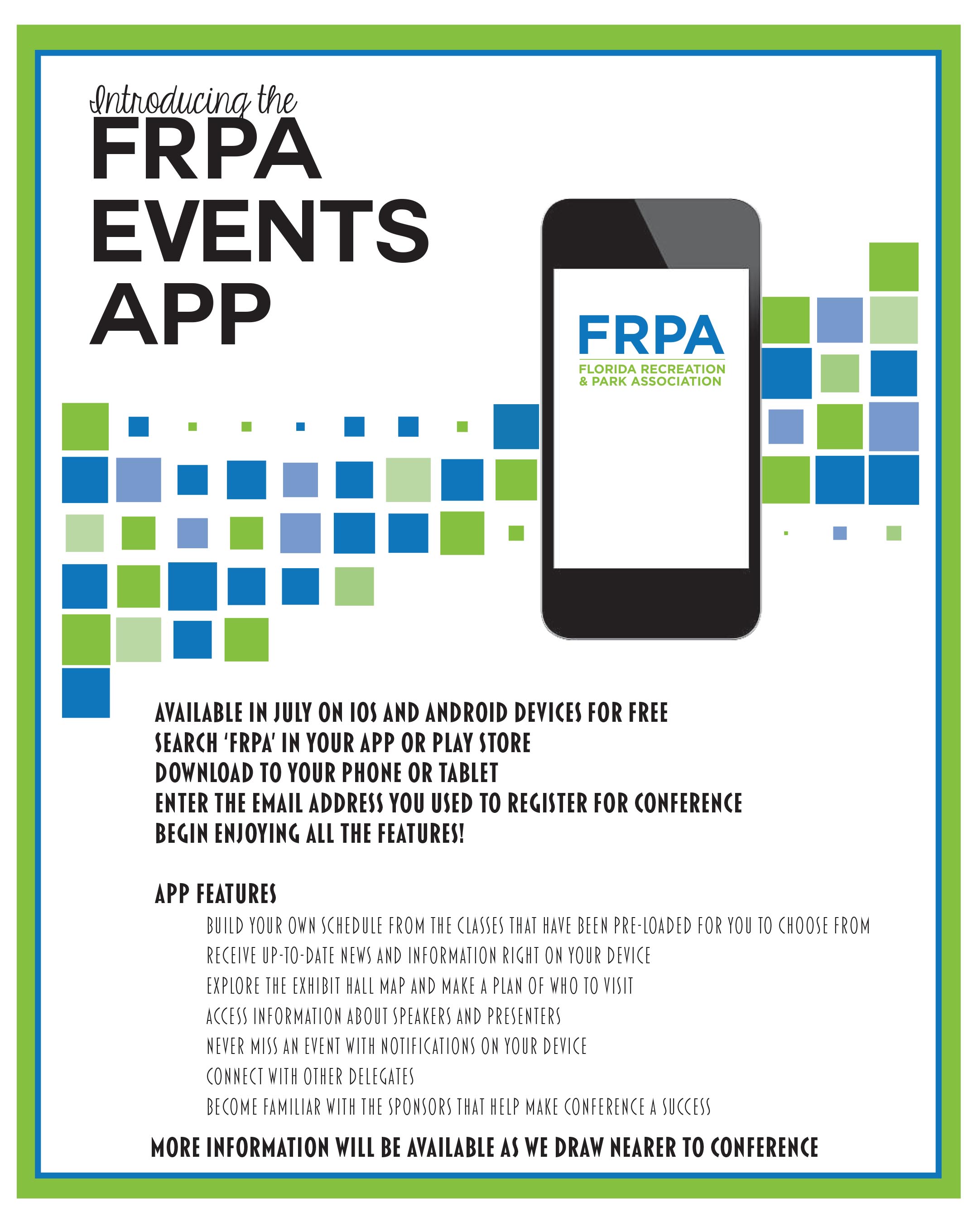 App Information - FRPA Main Site