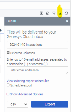 missing a permission in Genesys that allows agent to export stats as a pdf/csv | Genesys Cloud ...
