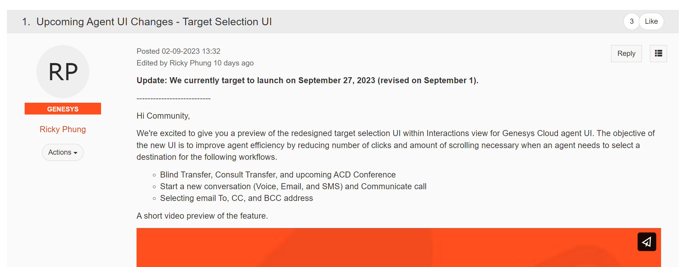Genesys Cloud - Main - Genesys