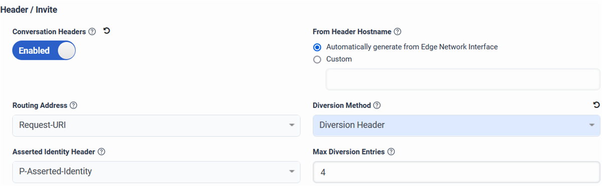 BYOC Carrier - Diversion Header | Genesys Cloud - Main