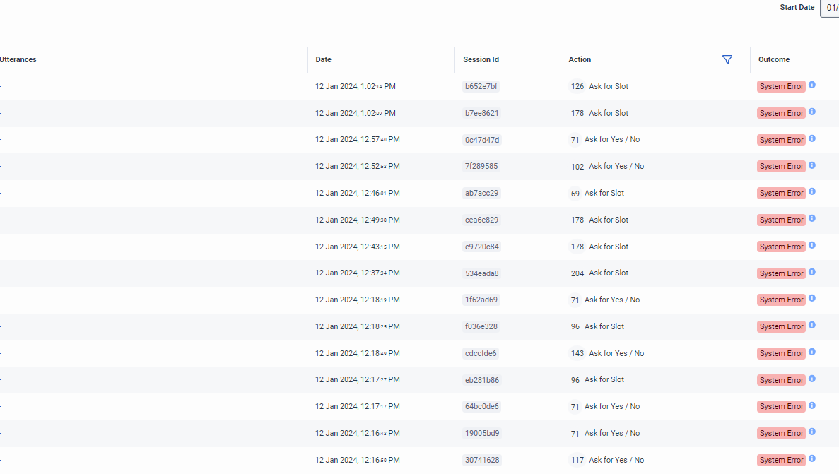 Architect > Bot Flow > System Error Exit: Error.TTS | Genesys Cloud - Main
