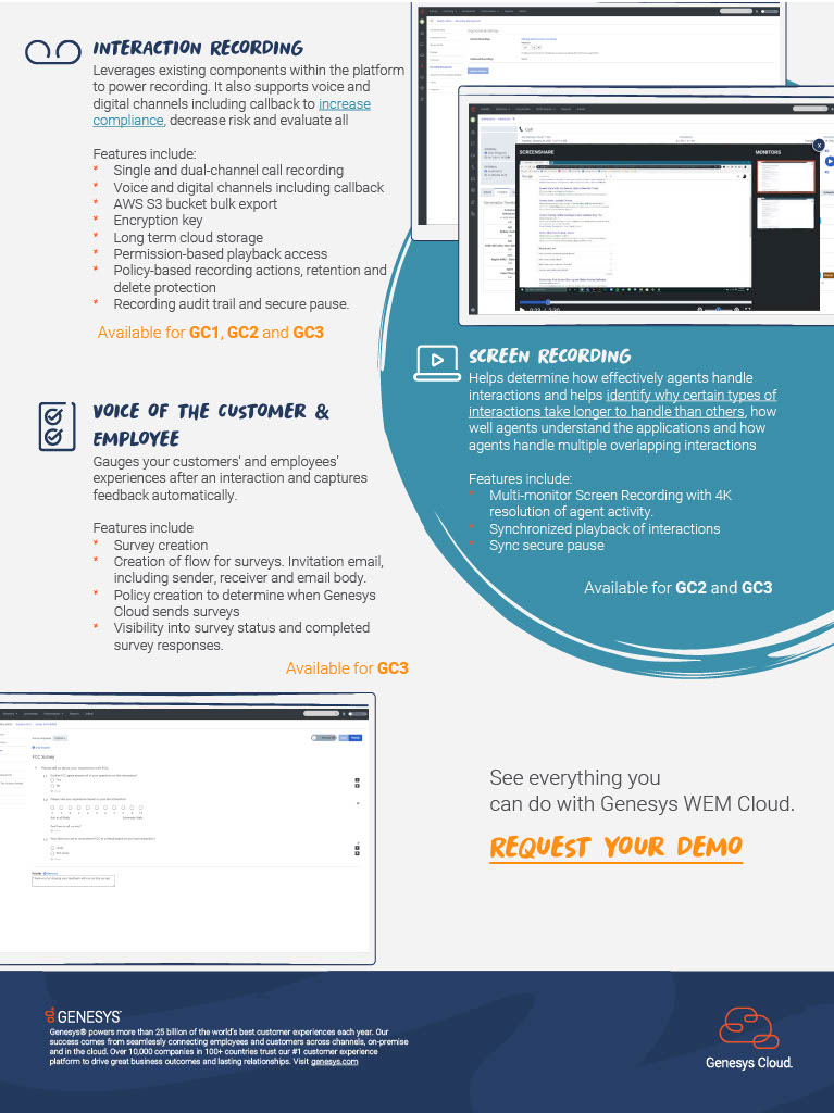 Workforce Engagement Management - Genesys