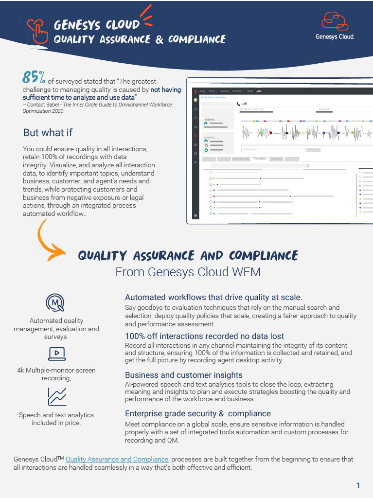 Workforce Engagement Management - Genesys