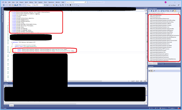 WDE Customization - cannot access Genesyslab.Desktop.Modules ...