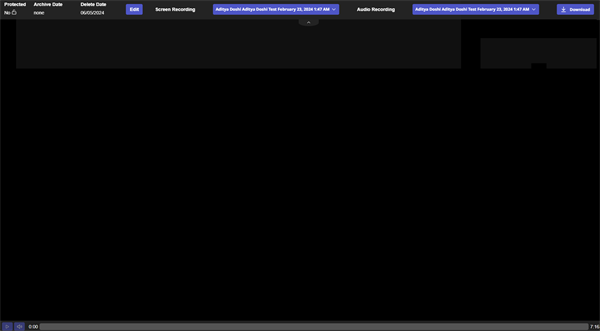 Screen Recording Playback UI Update | Workforce Engagement Management