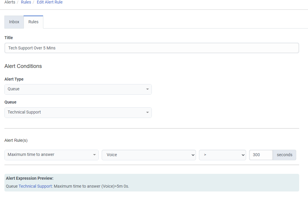 New Alert process - Maximum time to answer? | Genesys Cloud - Main