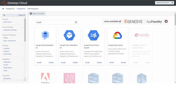Genesys Cloud - Main - Genesys