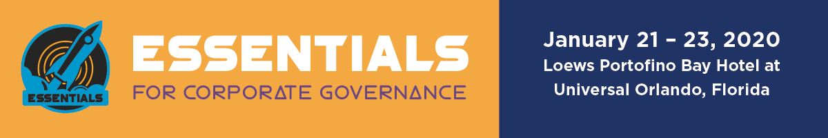 2020 Essentials - Society for Corporate Governance