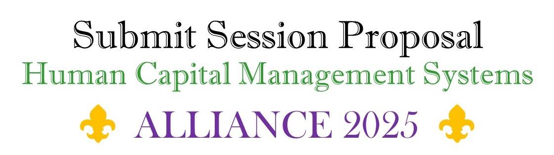 Alliance 2025 Human Capital Management Systems Call for Proposals