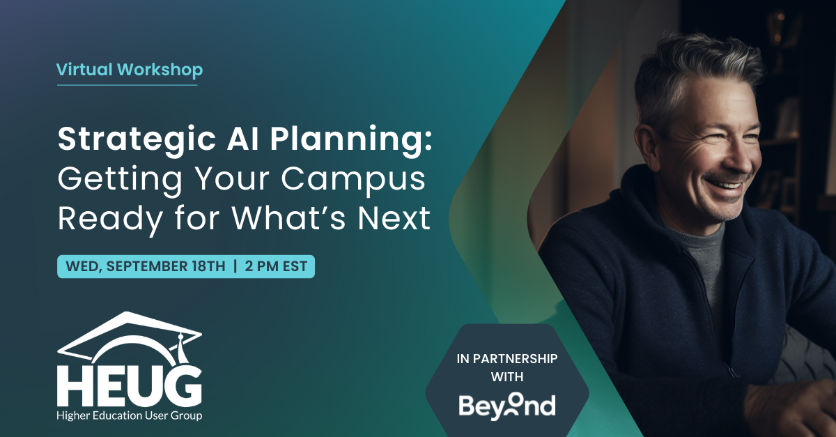 How do you get your Campus Ready for AI. Join an interactive conversation in the BHive that will ...