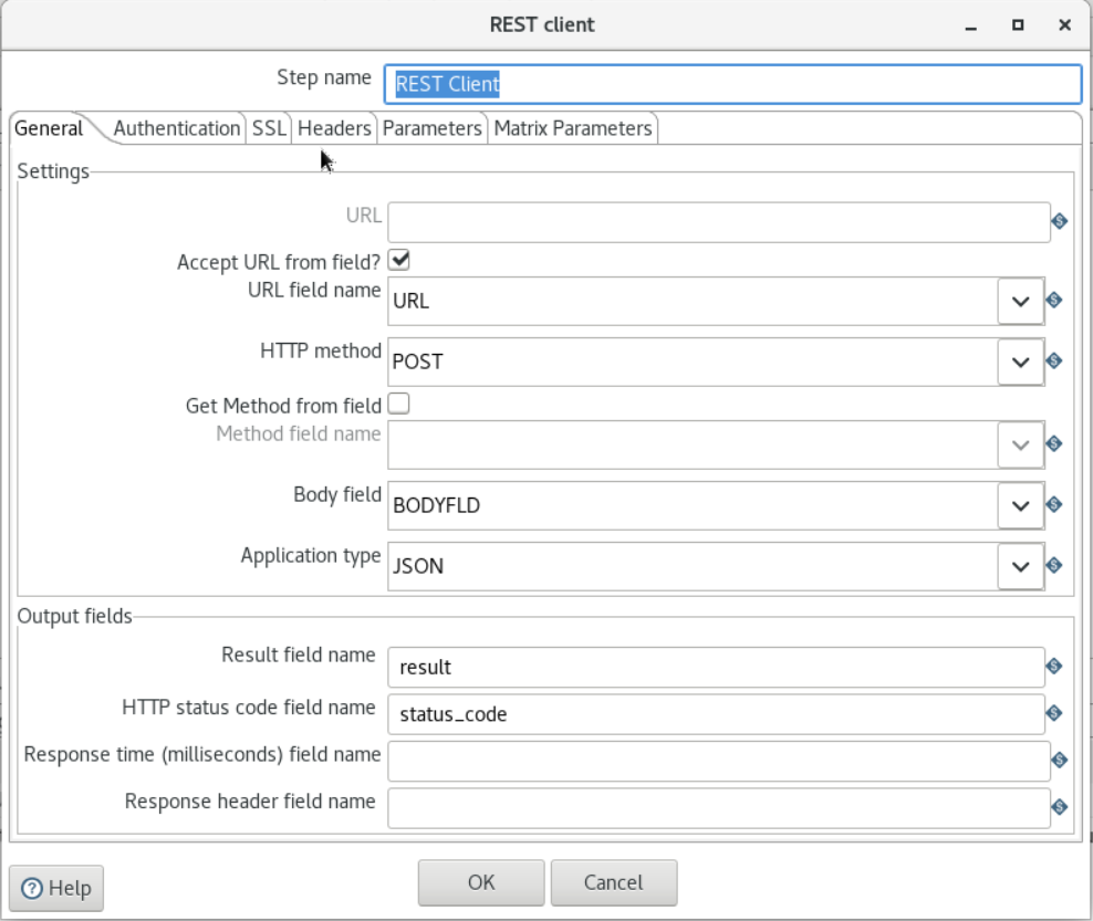 Problem in using Rest Client | Pentaho