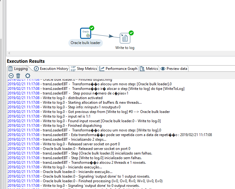 Hello i need populate Oracle table with Oracle Bulk Loader, using Oracle bulk loader i my ...