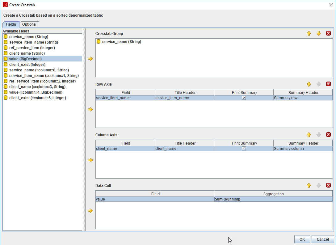 Crosstab: is row summary possible? | Pentaho