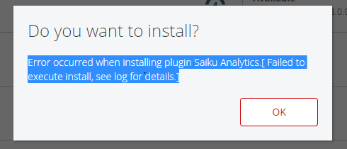 How to Add Saiku Analytics Plugin in Pentaho BI-server 8.1? Error in installing Plugin. | Pentaho