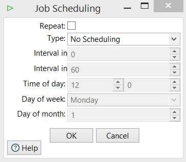 How to Schedule a job? | Pentaho