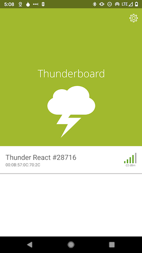 Activating the Thunderboard React Device