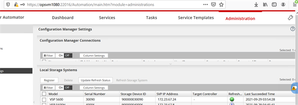 Hitachi Ops Center v10.8.0 support for Data-in-place Upgrades (VSP 5500 ...
