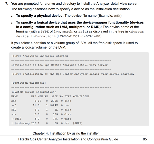 Express Installer Analyzer detail view issue | Ops Center