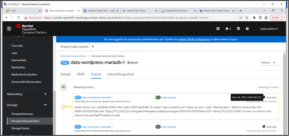 Dual SVP Failover Testing with OpenShift (HSPC)