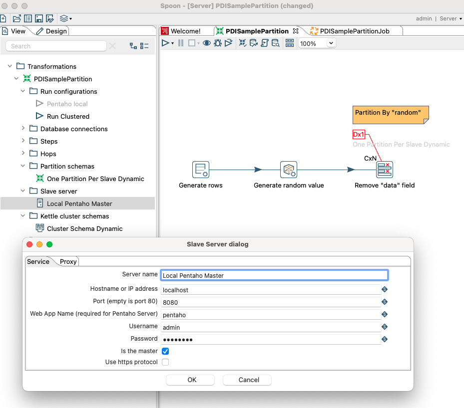 Carte cluster not load balancing transformation between the slaves while using the API | Pentaho
