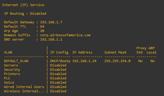 [Aruba 3810] can't access/ping VLAN and APIPA for LLDP | Wireless Access