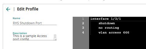 Applying port profile to a range not working as expected | Cloud ...
