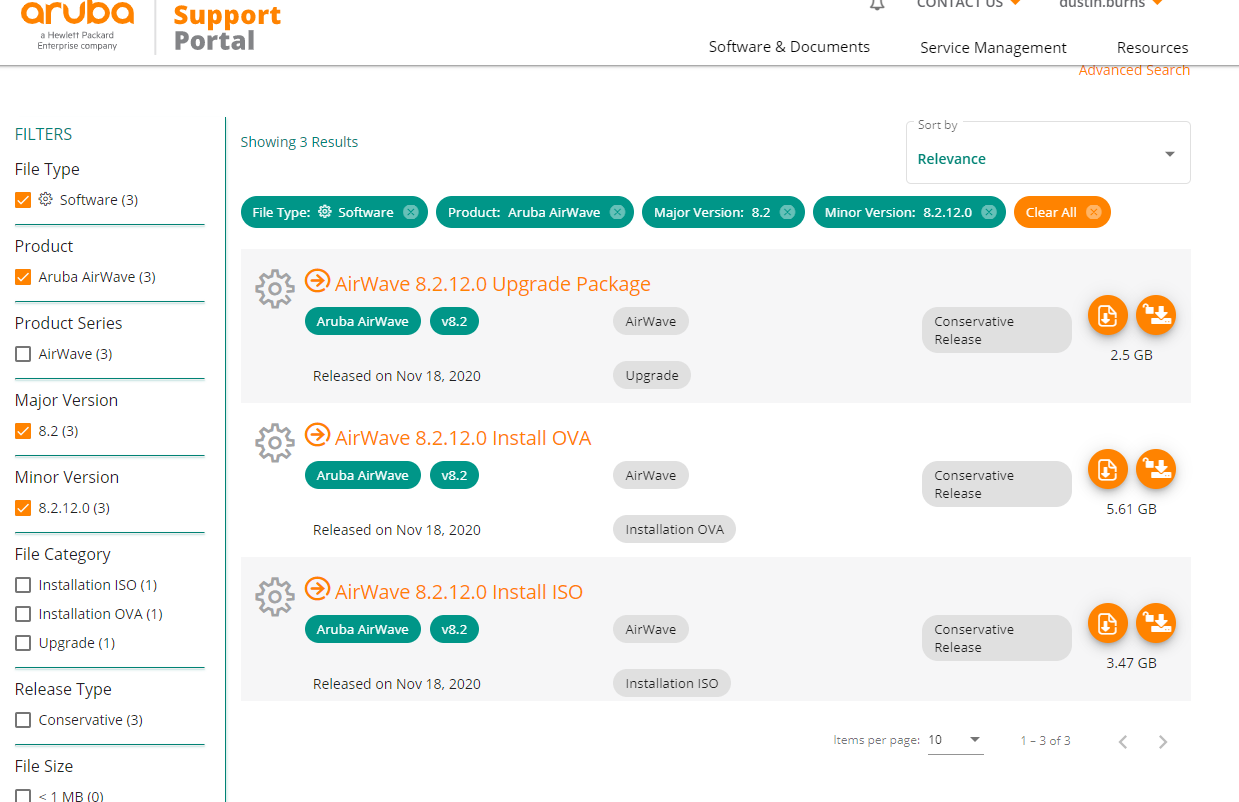 8.2.12.0 pulled from ASP? | Network Management