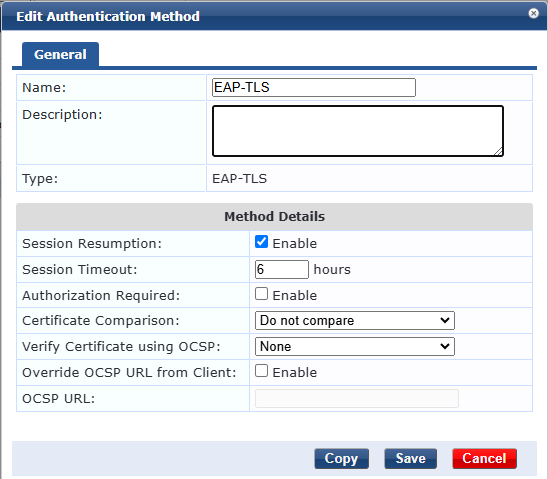 Can ClearPass authenticate based on EAP-TLS only with no Authentication Sources? | Security