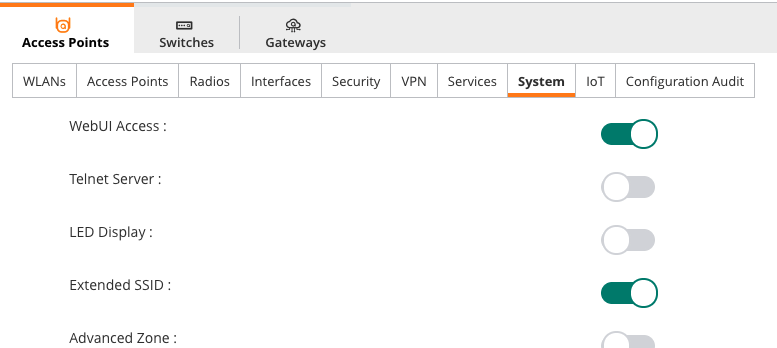 Turning Off AP LEDs in Aruba Central | Wireless Access