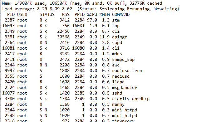 Module AP STM Low Priority is busy - Clients cant connect to APs ...