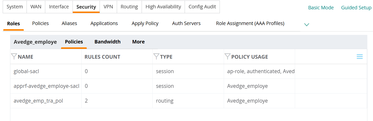 site-to-site vpn between aruba branch gateway and fortigate not working ...