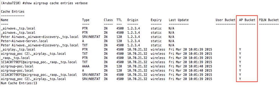 Controller based AirGroup Policies & Auto-association