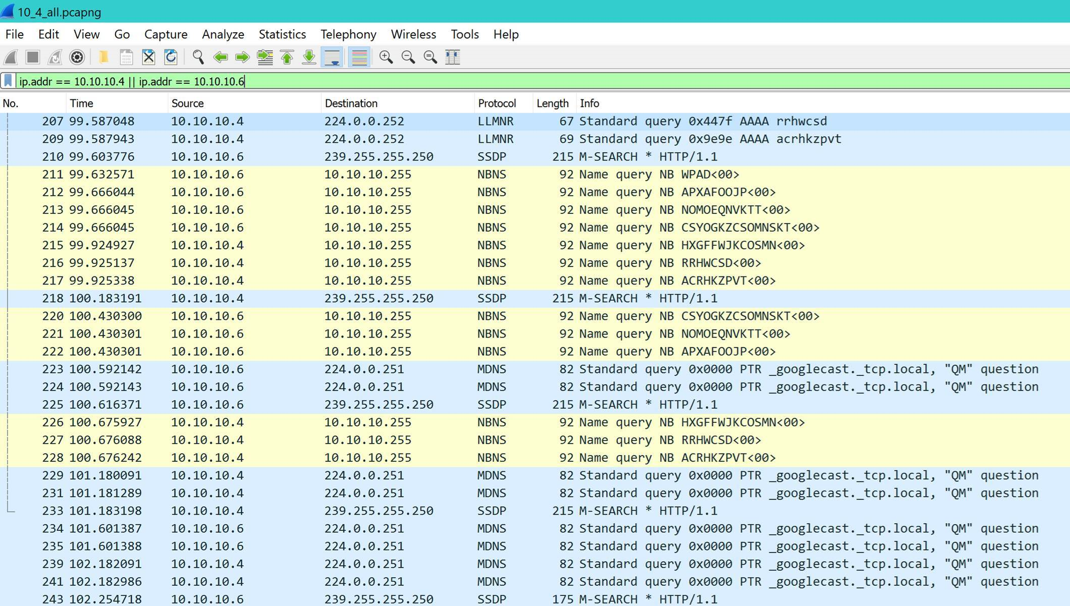 Will Deny Inter User Traffic or Bridging deny all the traffic generated ...