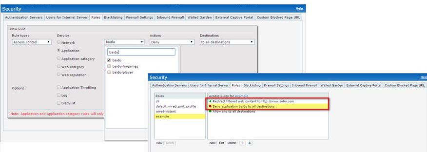Custom Blocked Page URL