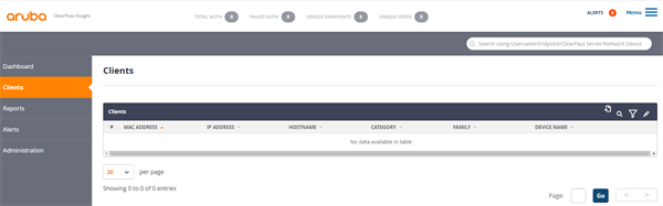 ClearPass Endpoint IP Address View | Security