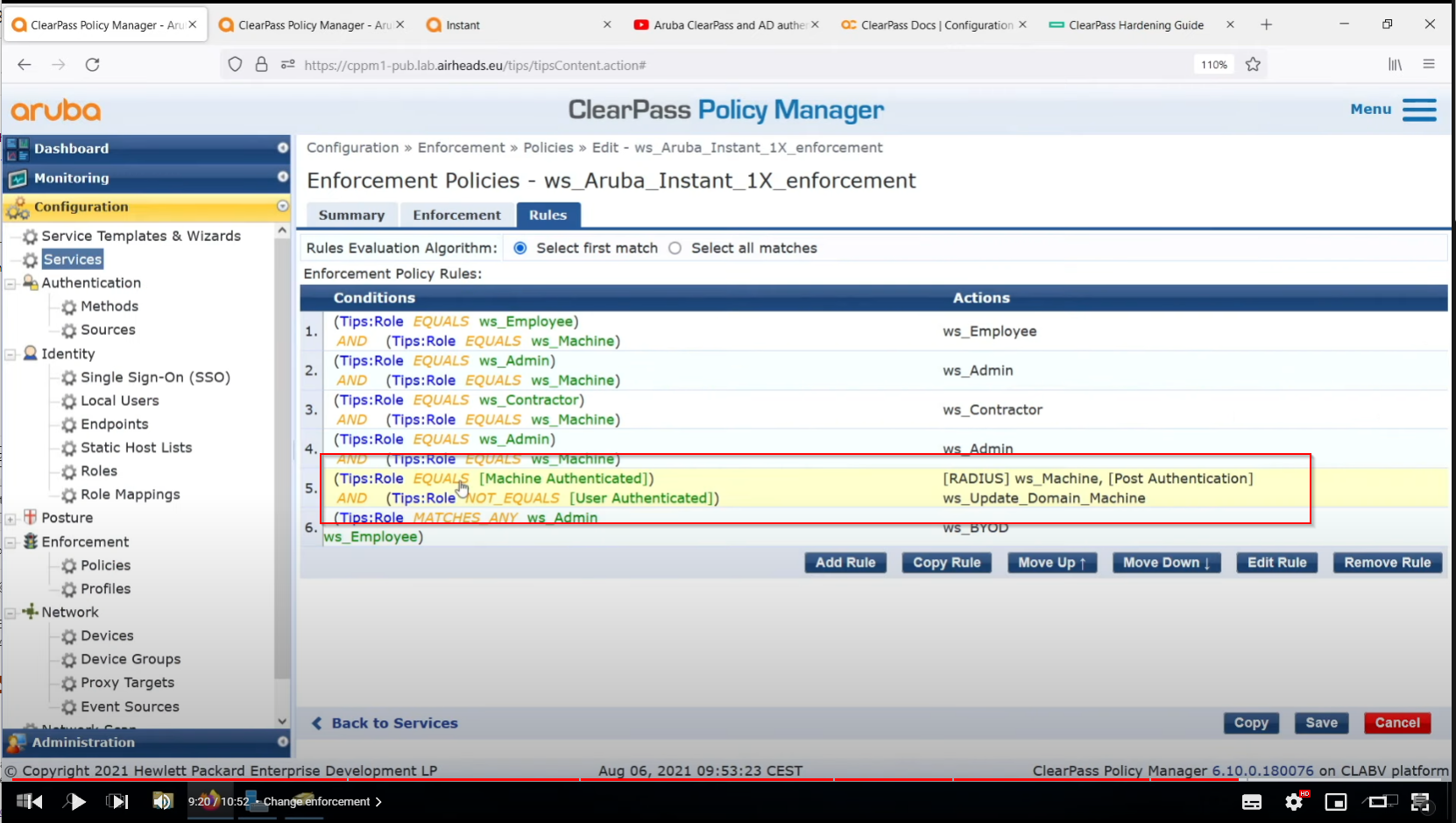 Why is the role [User Authenticated] applied to a TEAP authentication ...